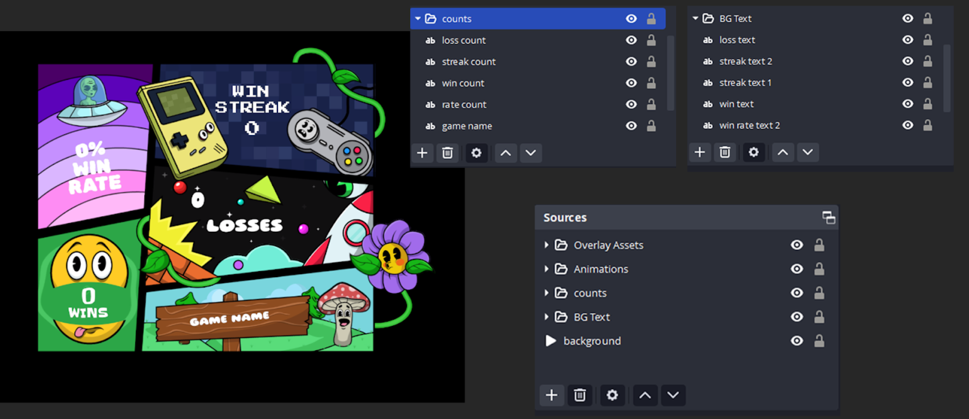 Step 2: Import Assets & Naming Layers | OBS